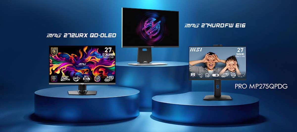 Los monitores 2025 de MSI incluyen frecuencia de actualización de 600 ...