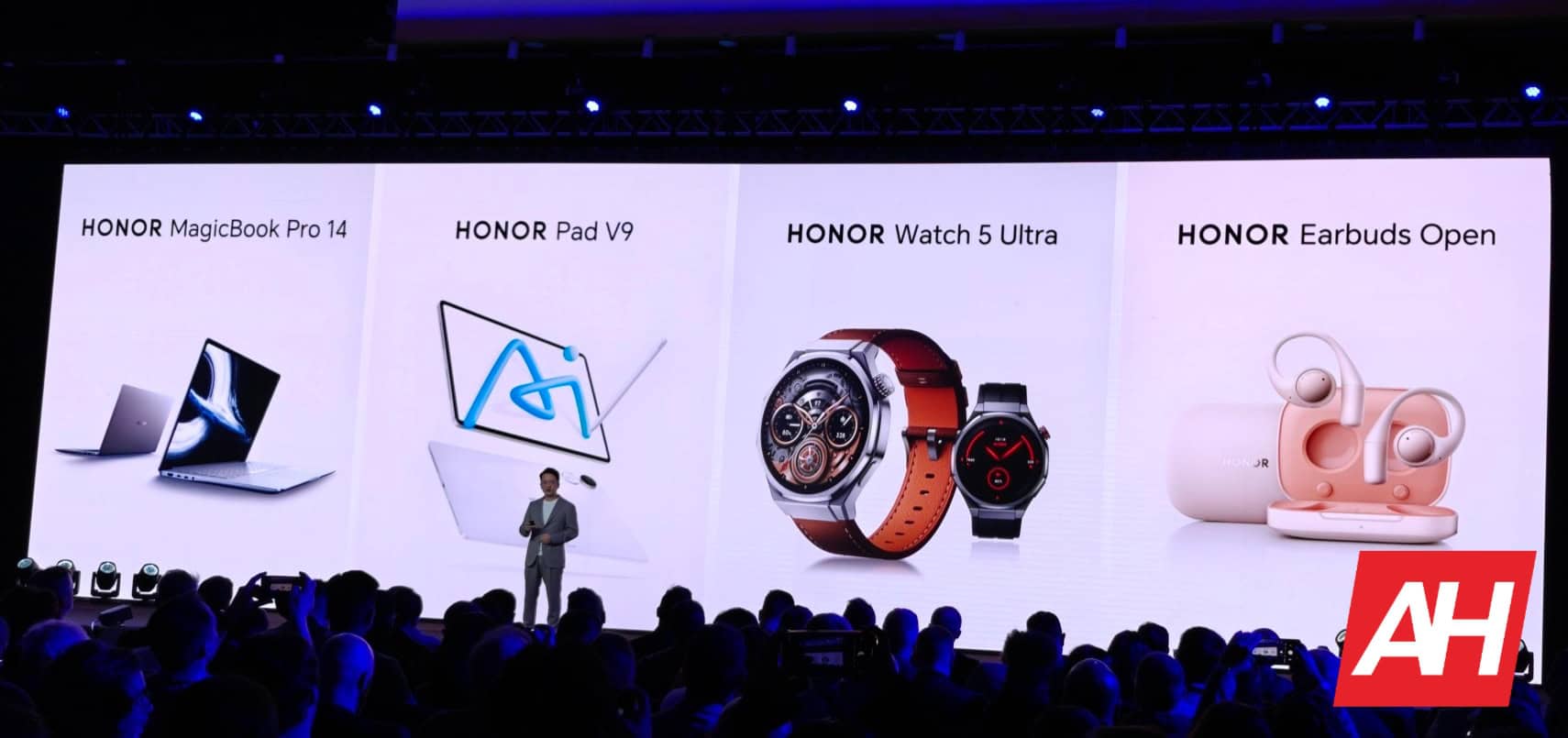 Honor presenta una nueva tableta, reloj, auriculares y computadora portátil en MWC 2025