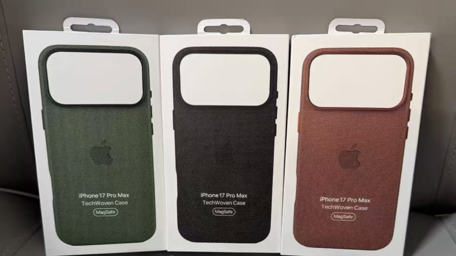 Las nuevas cajas tecnológicas de iPhone 17 se muestran temprano