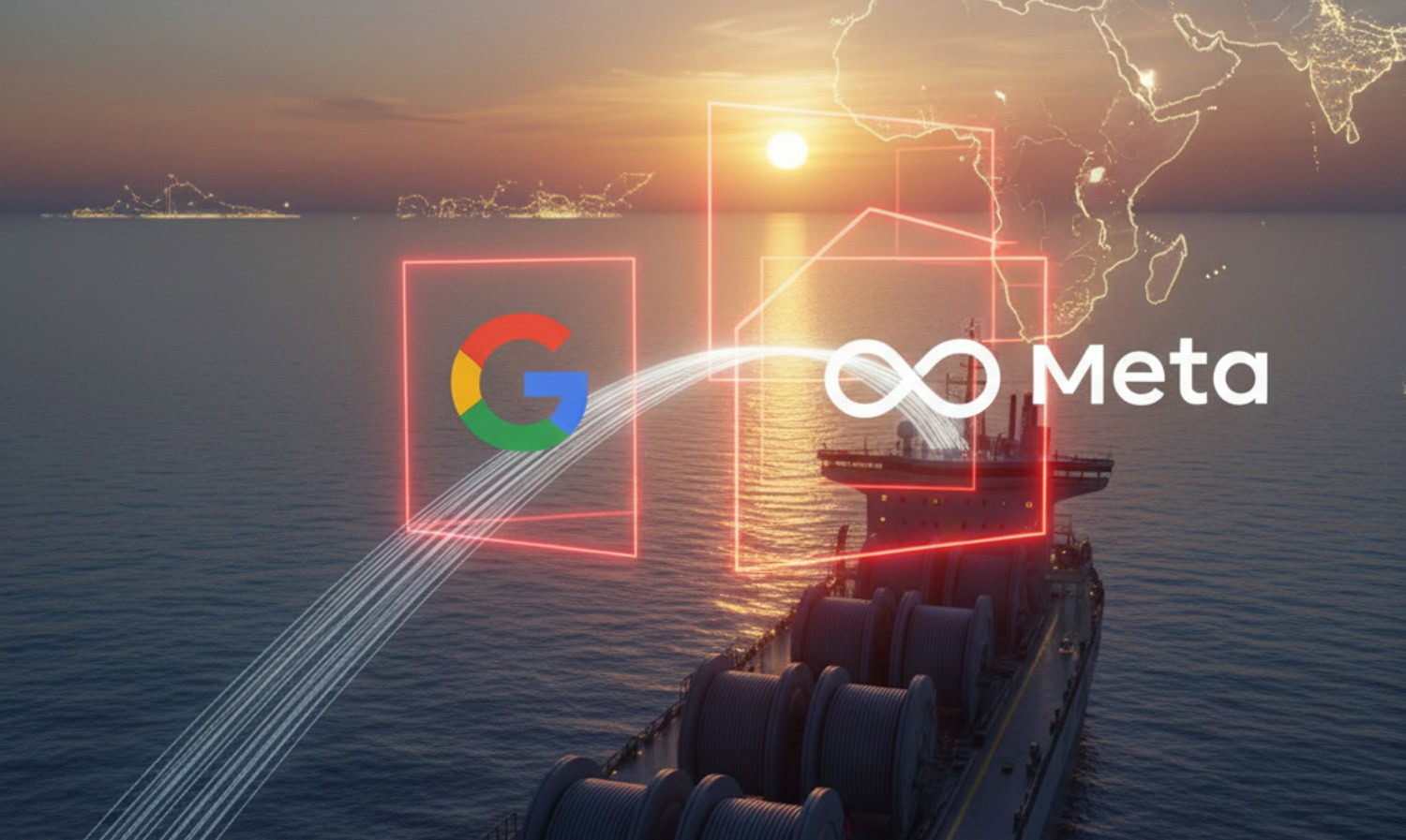 El conflicto del Mar Rojo obliga a Google y Meta a retrasar proyectos de cable submarino