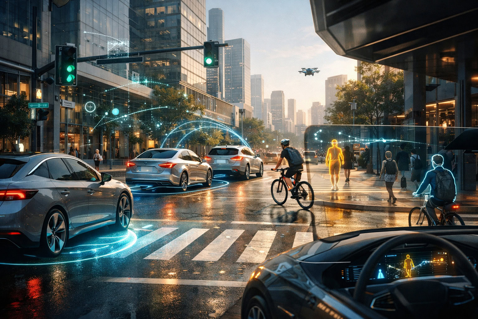 Cómo la comunicación predictiva de automóvil a humano y de automóvil a ...